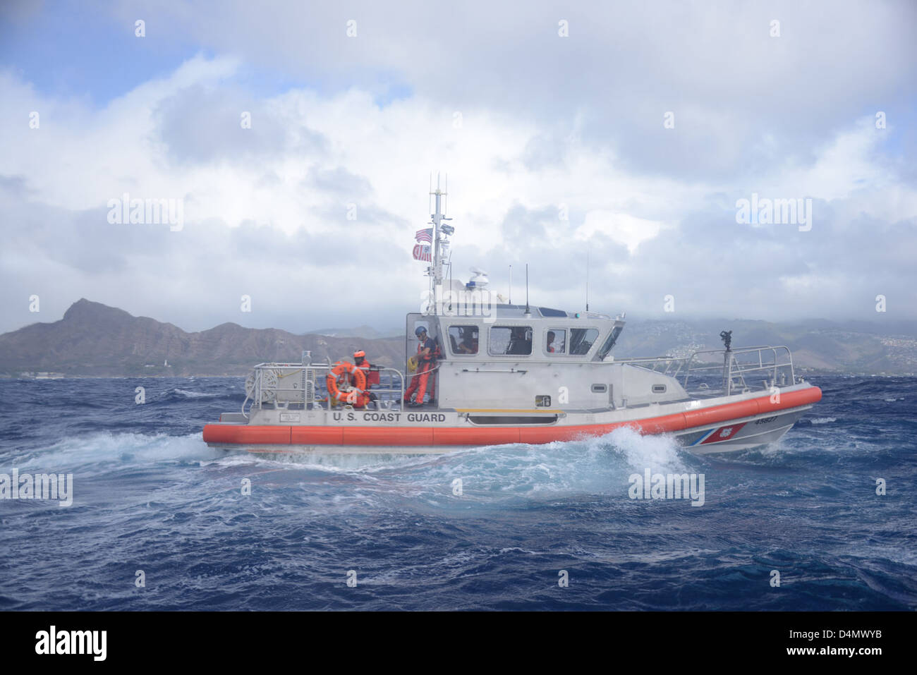 At Coast Guard Station Honolulu, the 4-Crew participated in heavy ...