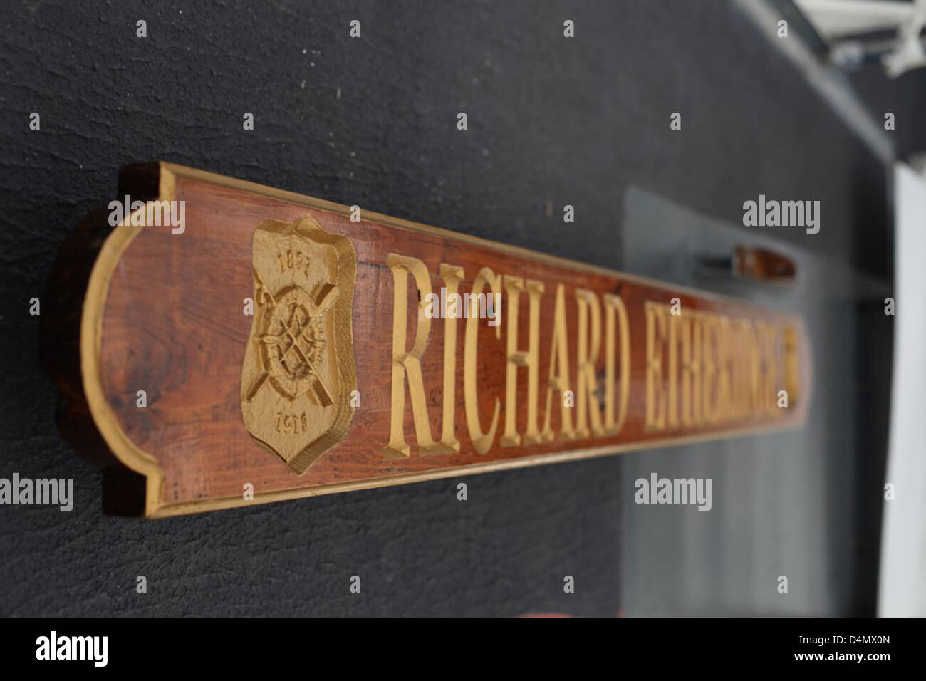 The nameboard of Richard Etheridge is an important symbol of historical ...