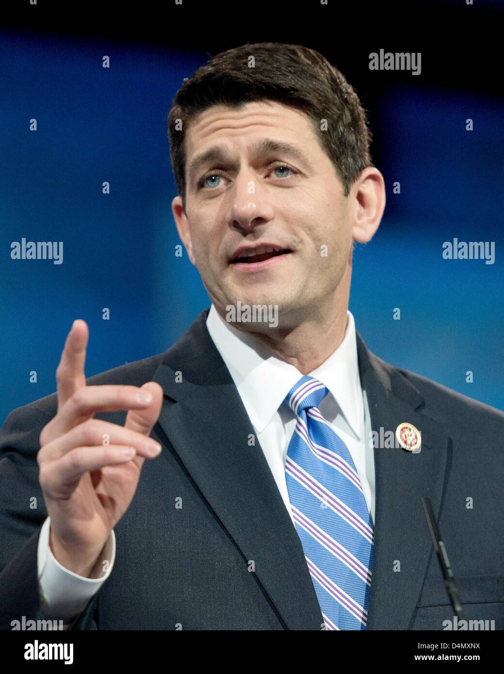 United States Representative Paul Ryan (Republican of Wisconsin) makes ...