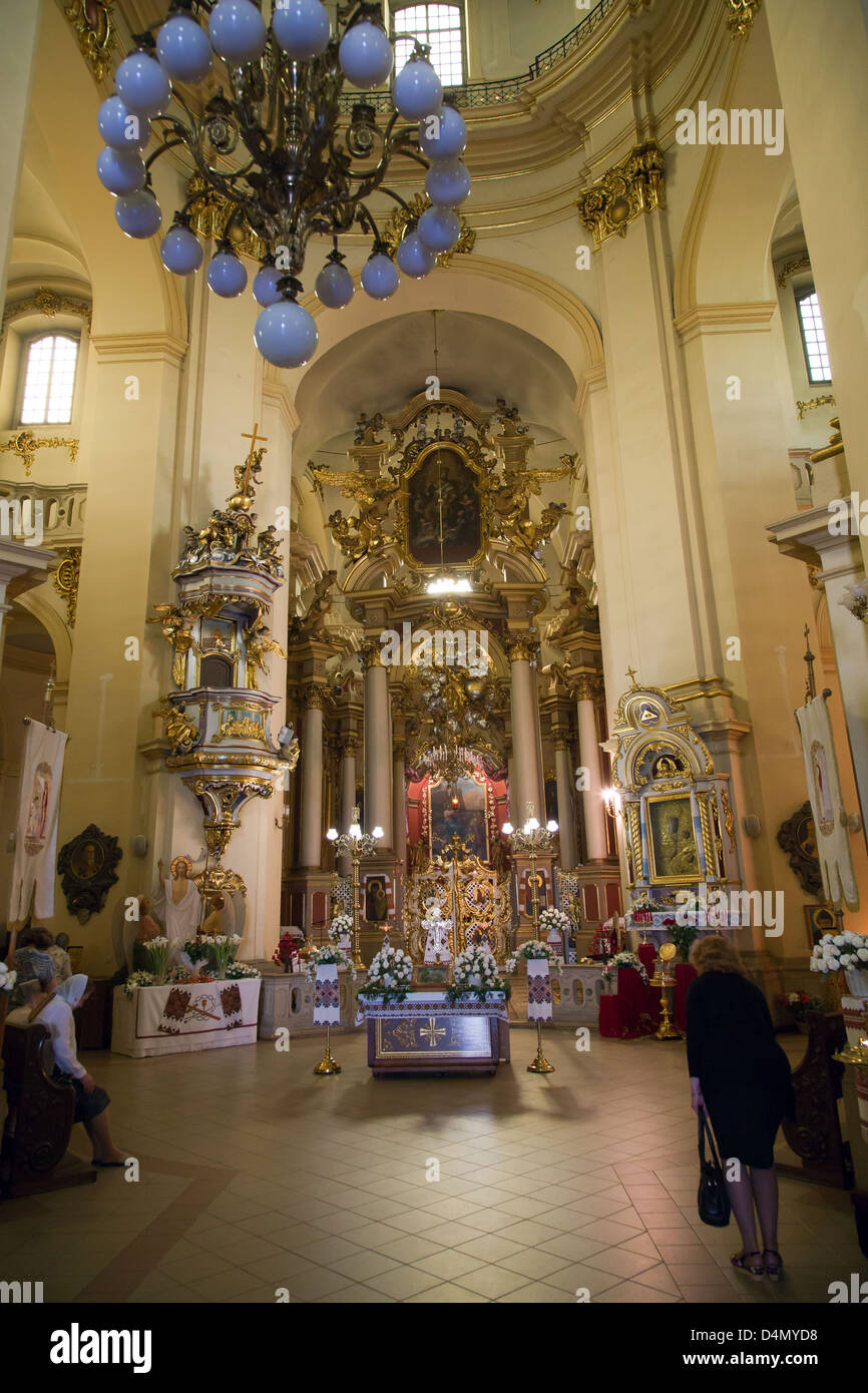 Lviv, Ukraine, the sanctuary of the Greek Orthodox St. George's ...