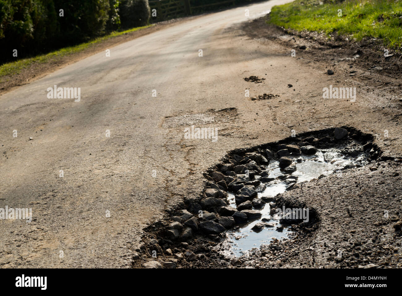Tarmac with potholes hi-res stock photography and images - Alamy