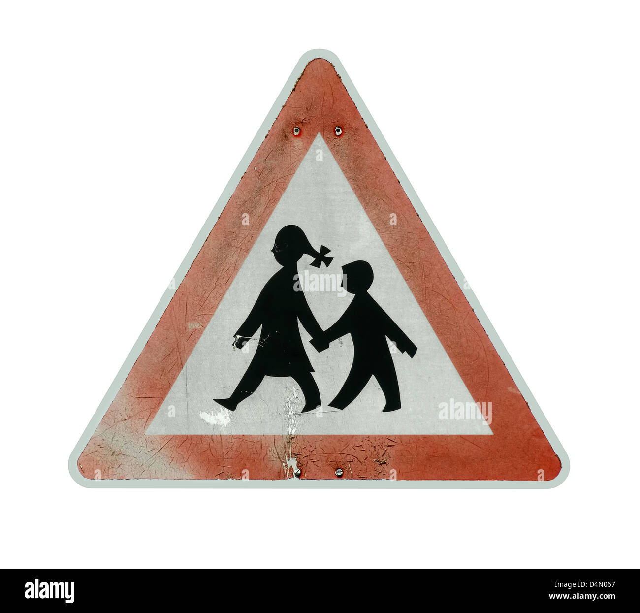 Children old traffic sign hi-res stock photography and images - Alamy