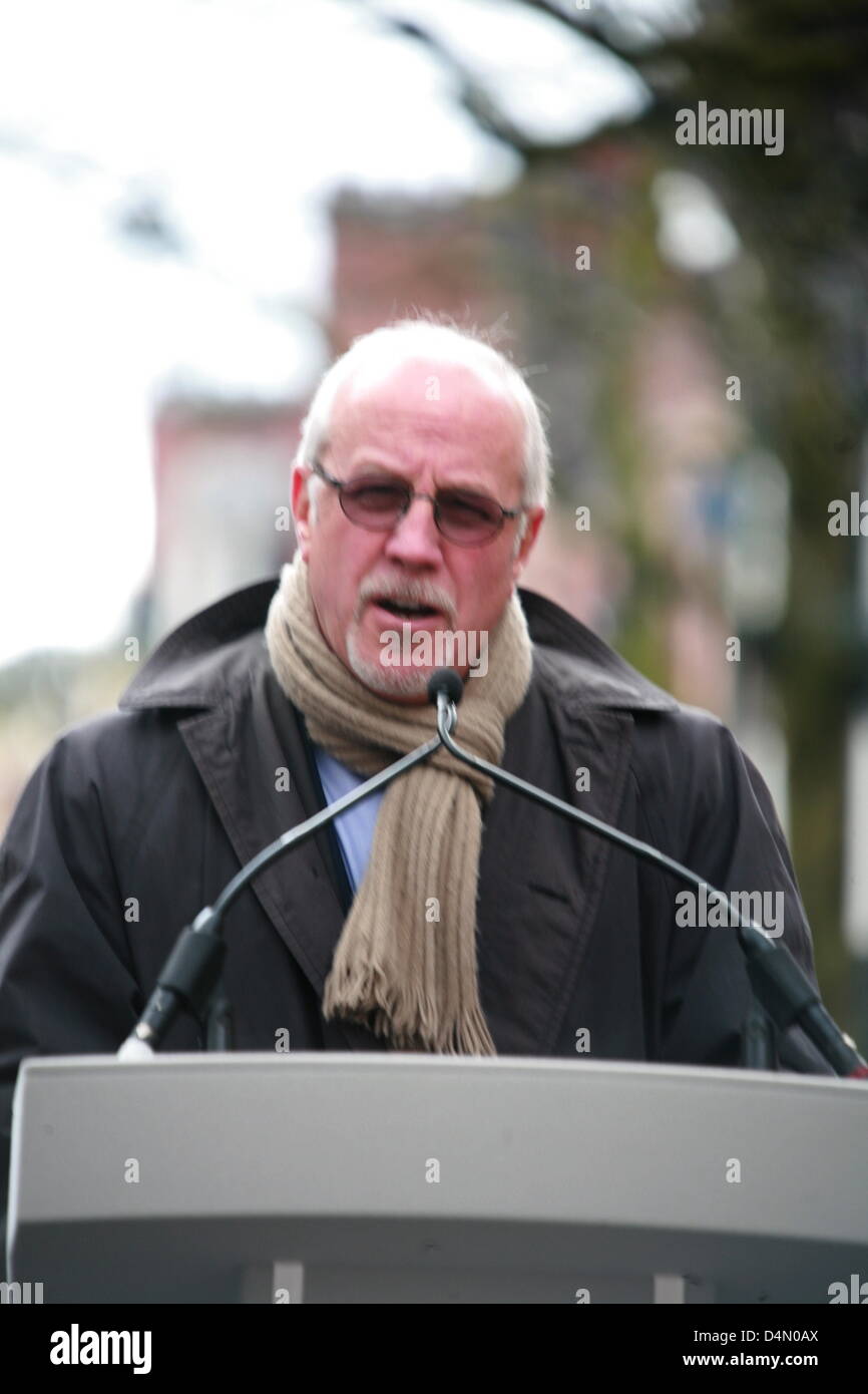 Bridge Street Warrington Cheshire UK 16th March 2013 Colin Parry ...