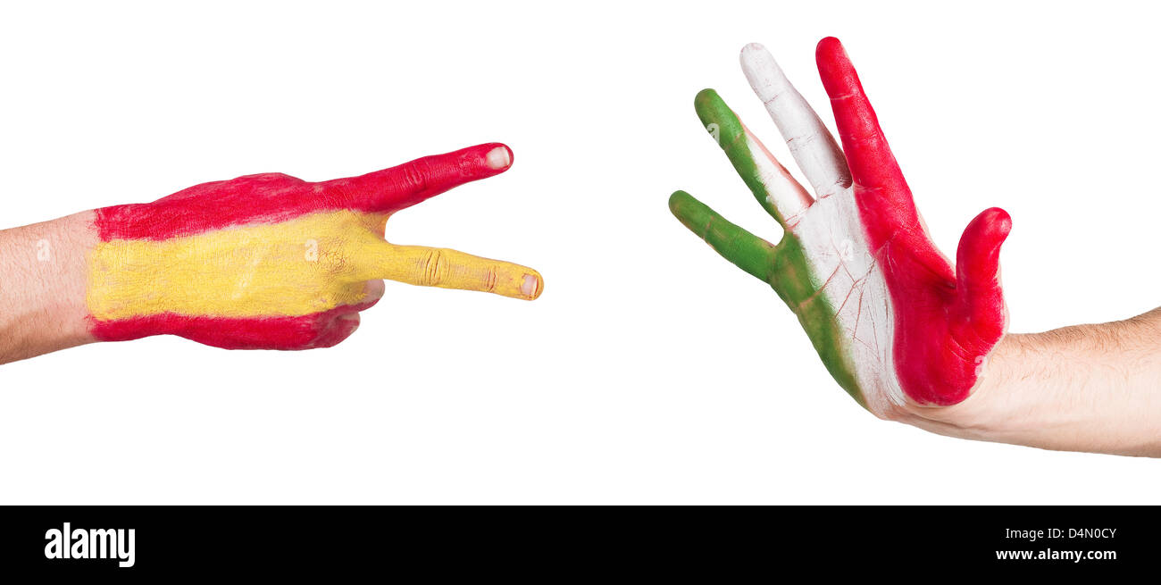 Fingers sign italy hi-res stock photography and images - Alamy