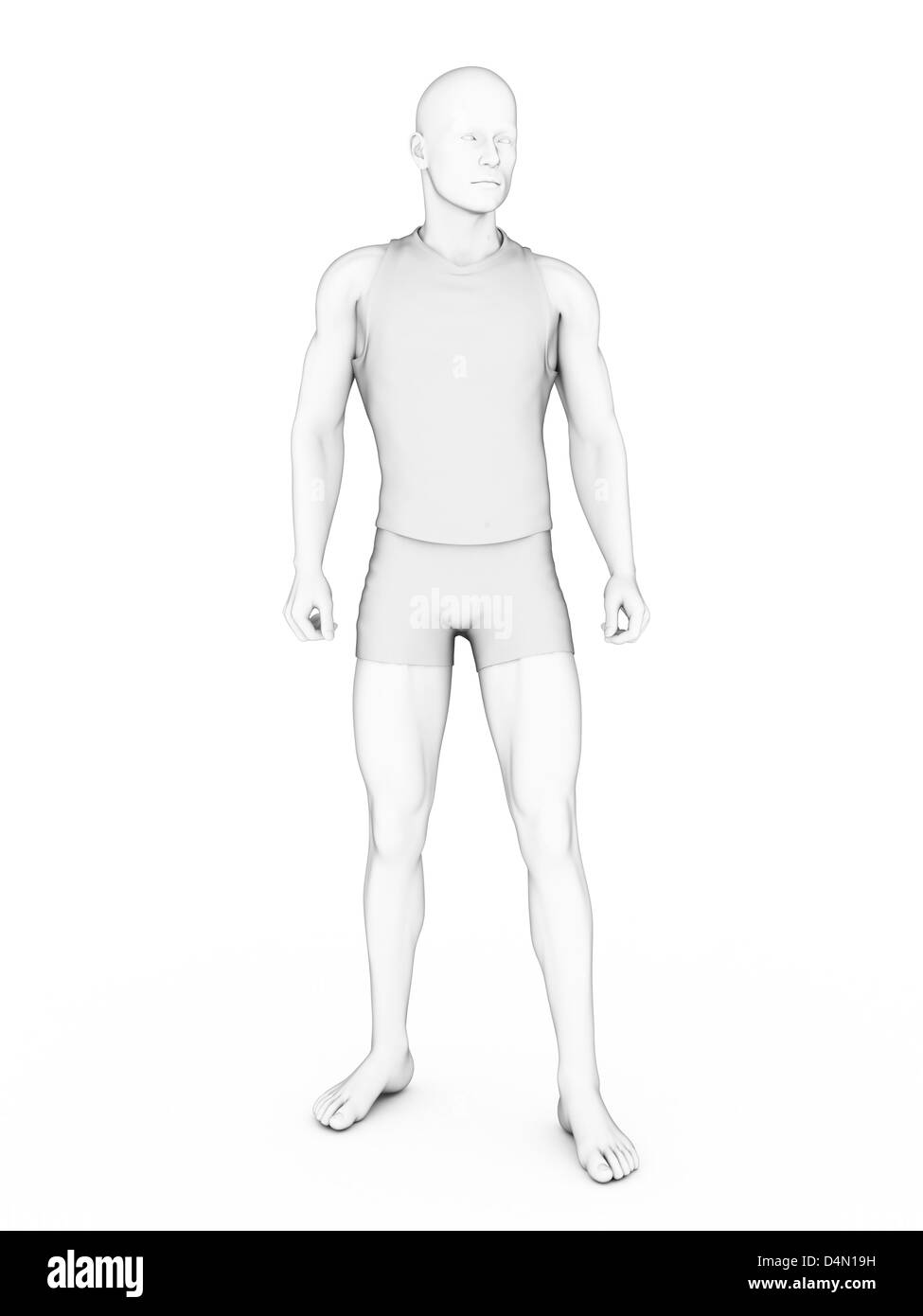 Body image male Black and White Stock Photos & Images - Alamy