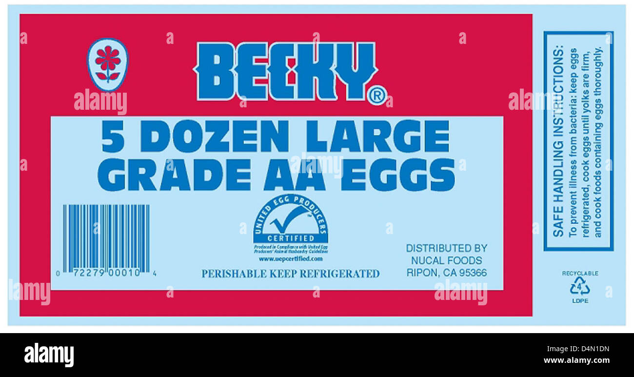 NuCal Foods has recalled eggs from Bayview Cal due to potential ...