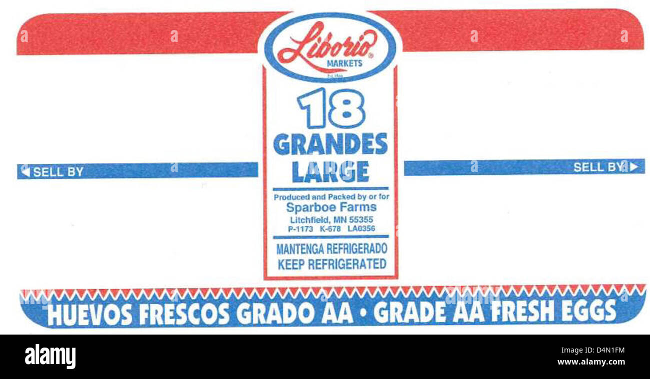 Liborio Market, Shamrock Foods, and Sparboe Farms have voluntarily ...