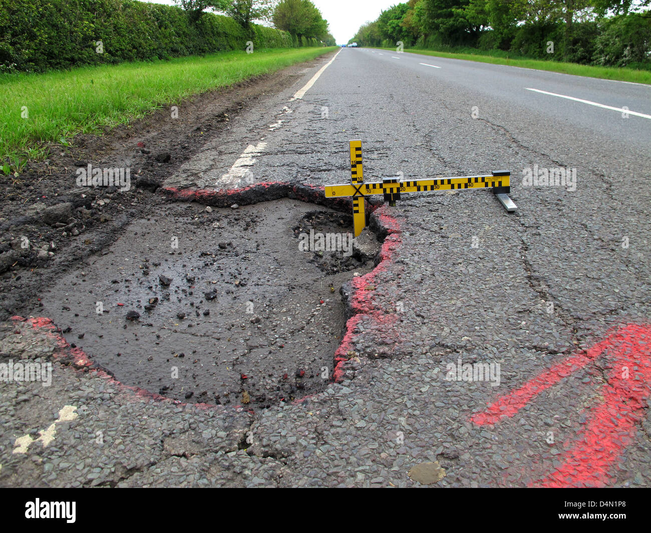 Potholes, mechanical failures, defect measure instrument, survey ...