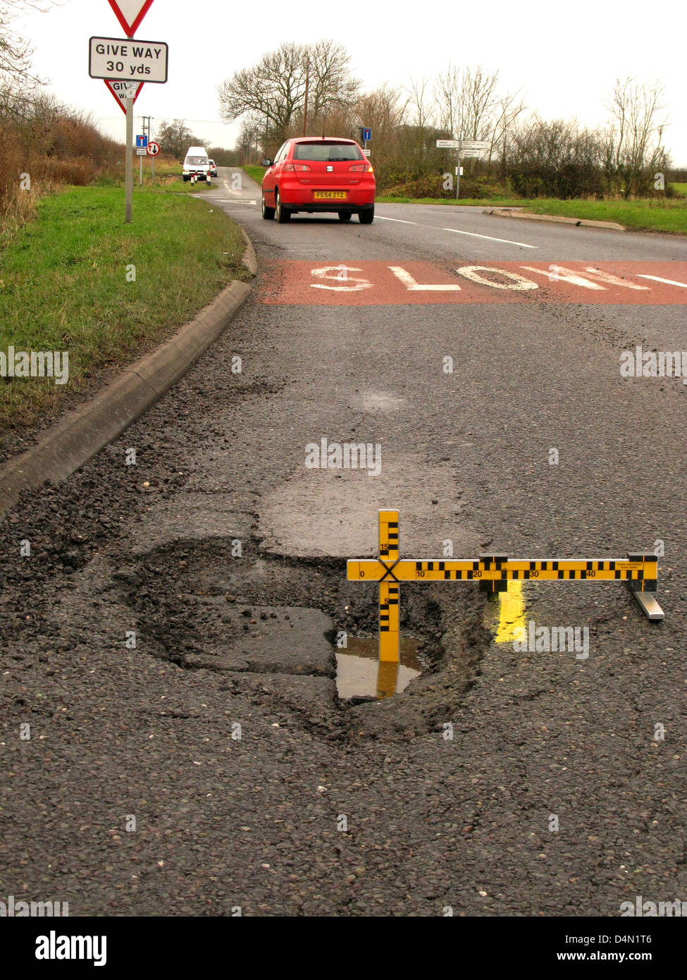 Potholes, mechanical failures, defect measure instrument, survey ...