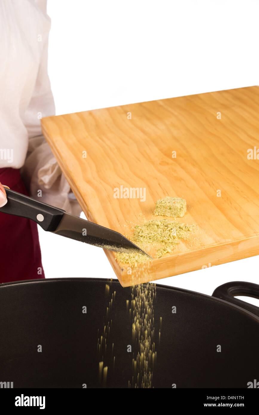 Stock cube cooking hi-res stock photography and images - Alamy