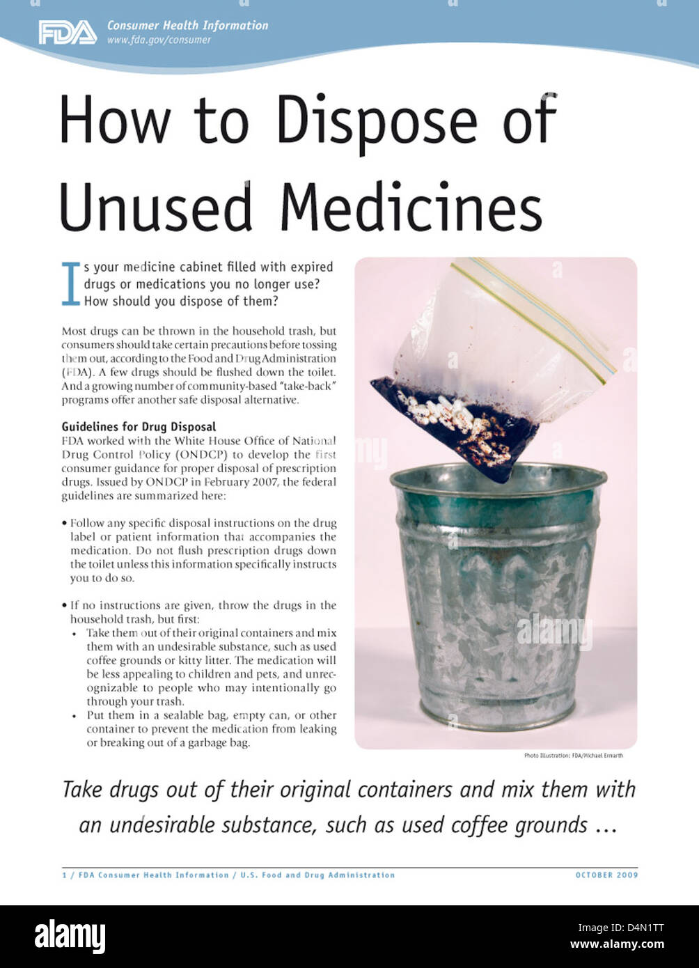Drugdisposal hi-res stock photography and images - Alamy