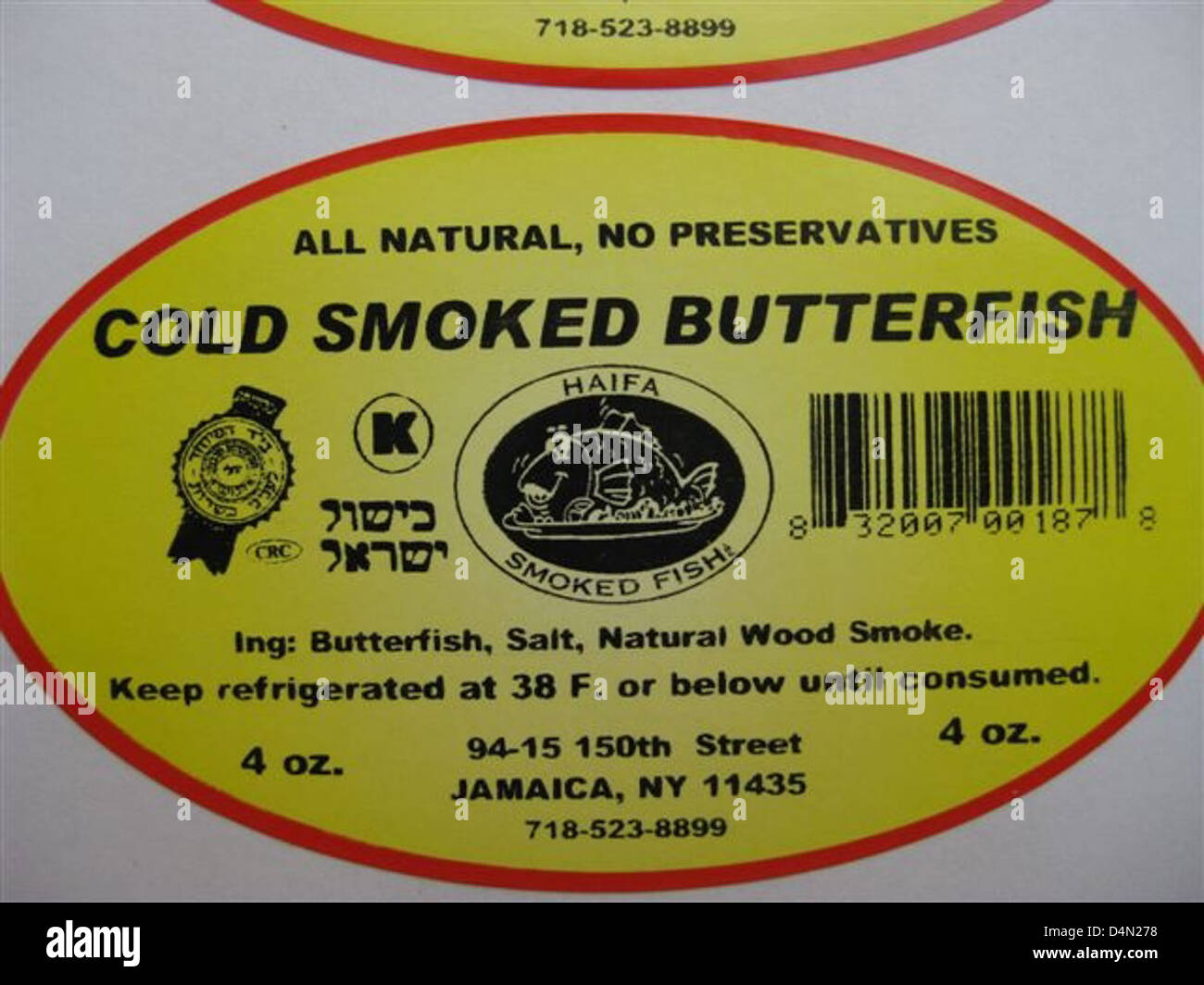 Haifa Smoked Fish and D&M Smoked Fish Inc. have recalled their smoked ...