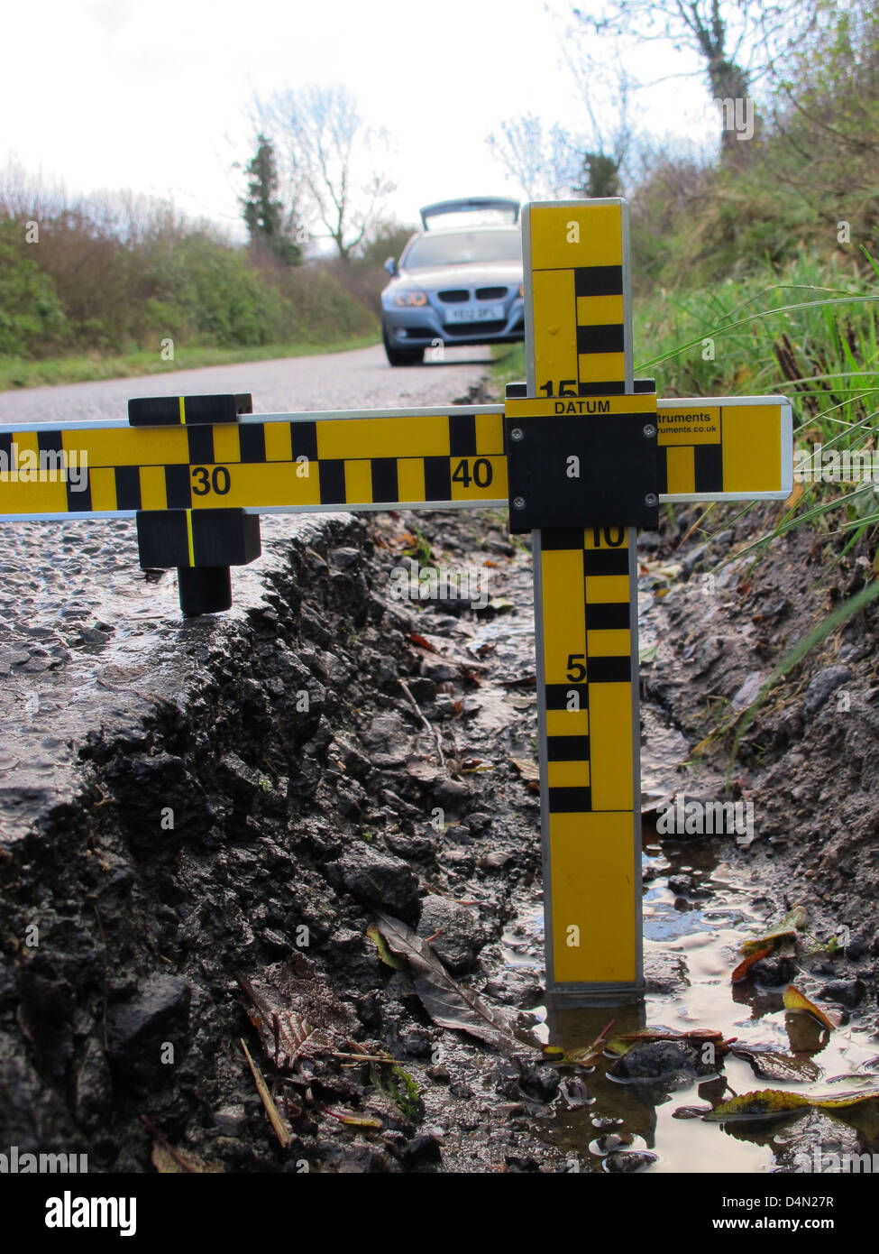 Potholes, mechanical failures, defect measure instrument, survey ...