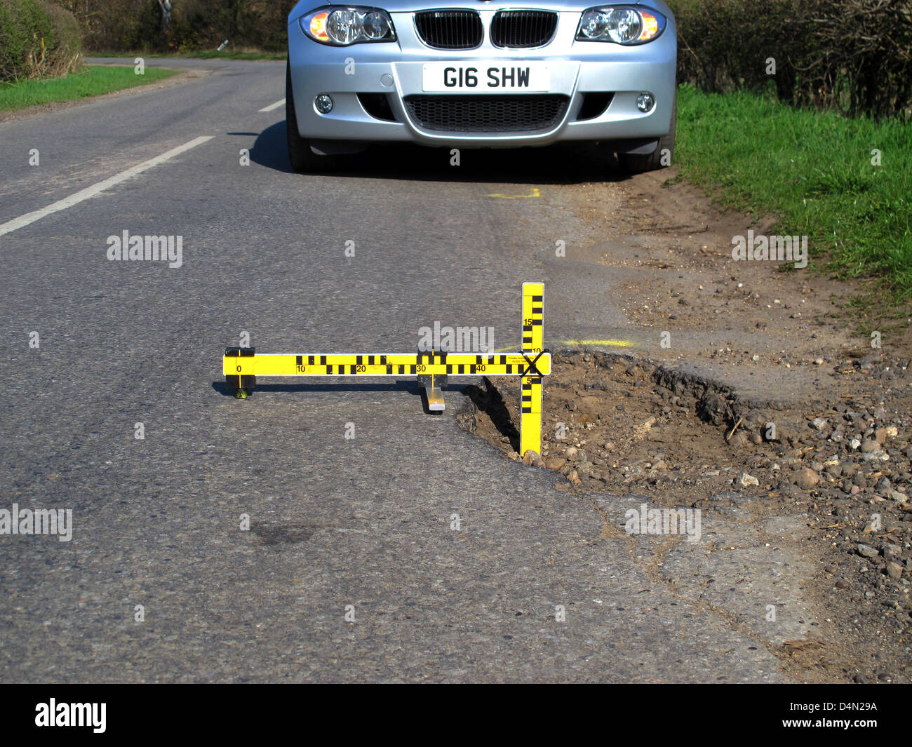 Potholes, mechanical failures, defect measure instrument, survey ...