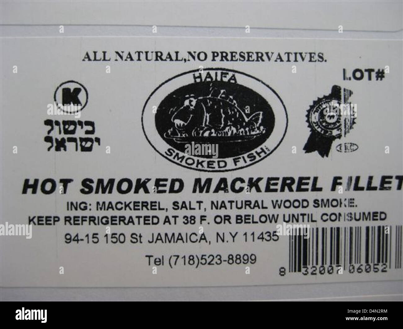 D&M Smoked Fish Inc. (DBA Haifa Smoked Fish) has recalled certain ...