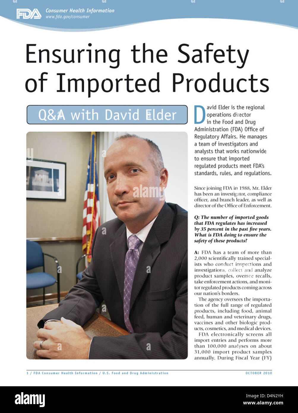 Ensuring the safety of imported products is a key priority for ...