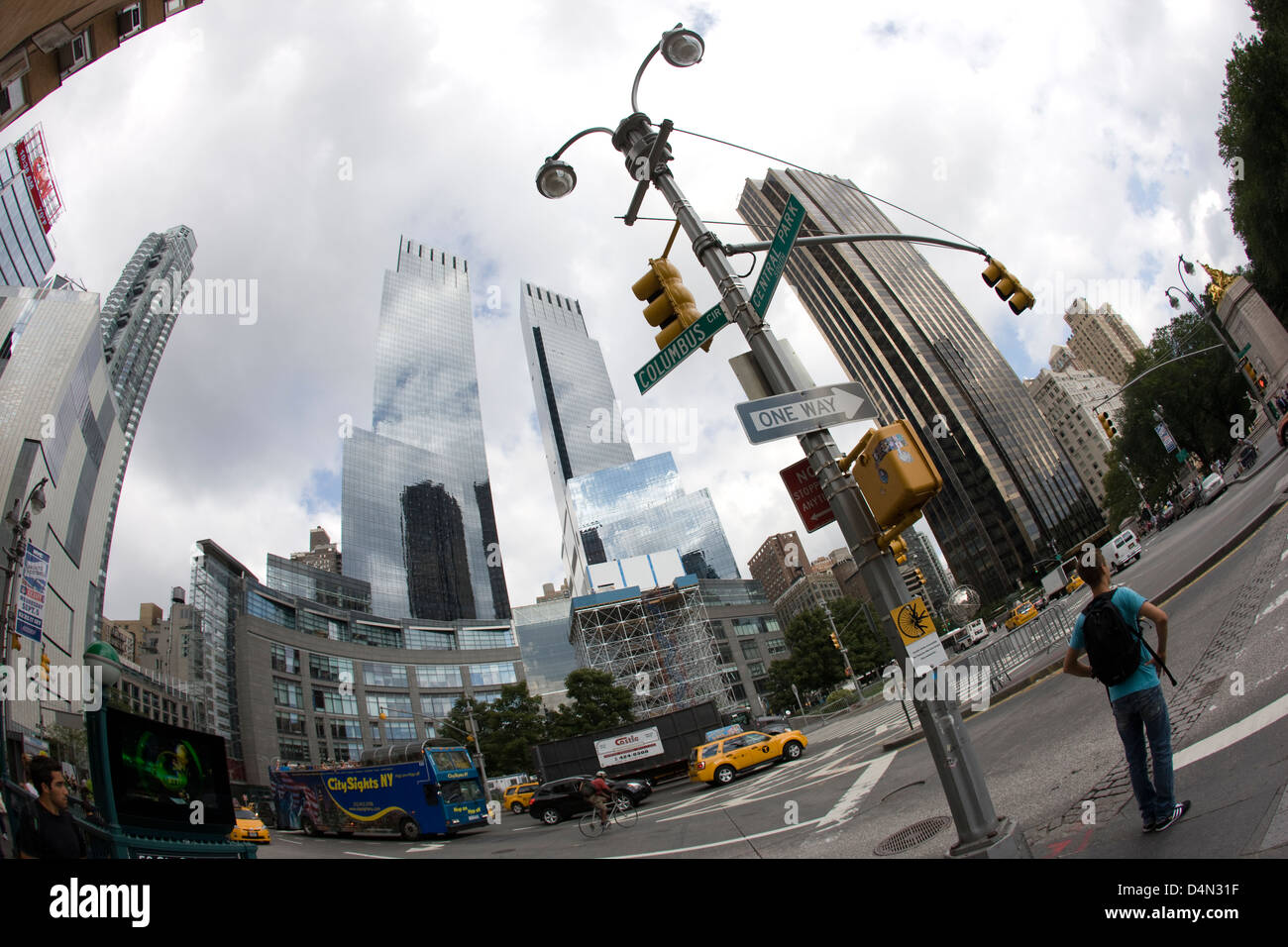 Fisheye lens street view hi-res stock photography and images - Alamy