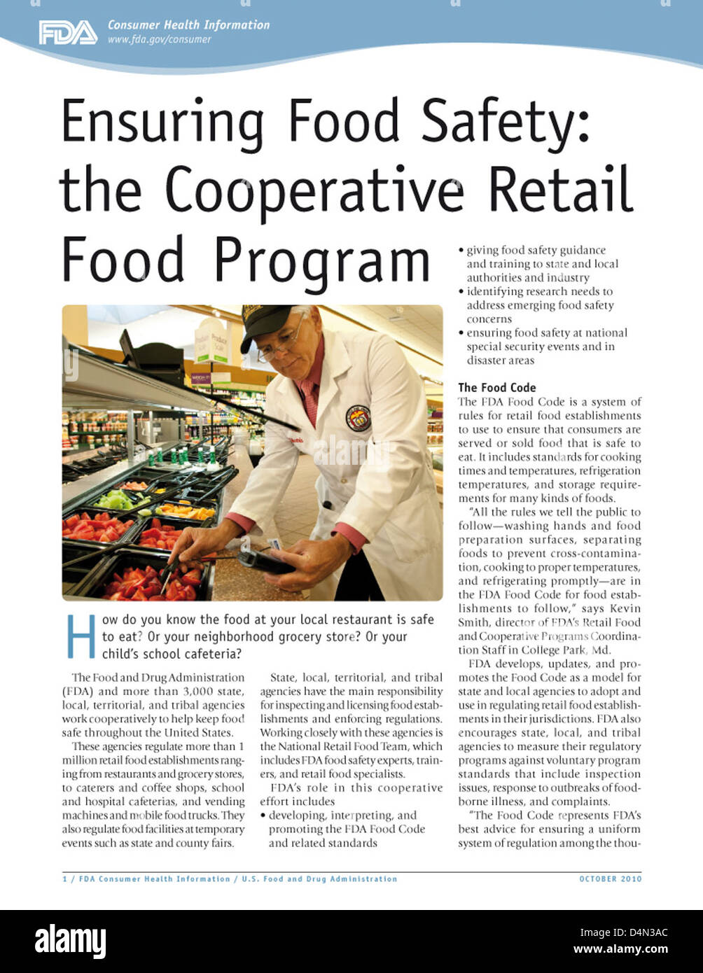 The Cooperative Retail Food Program ensures food safety across various ...