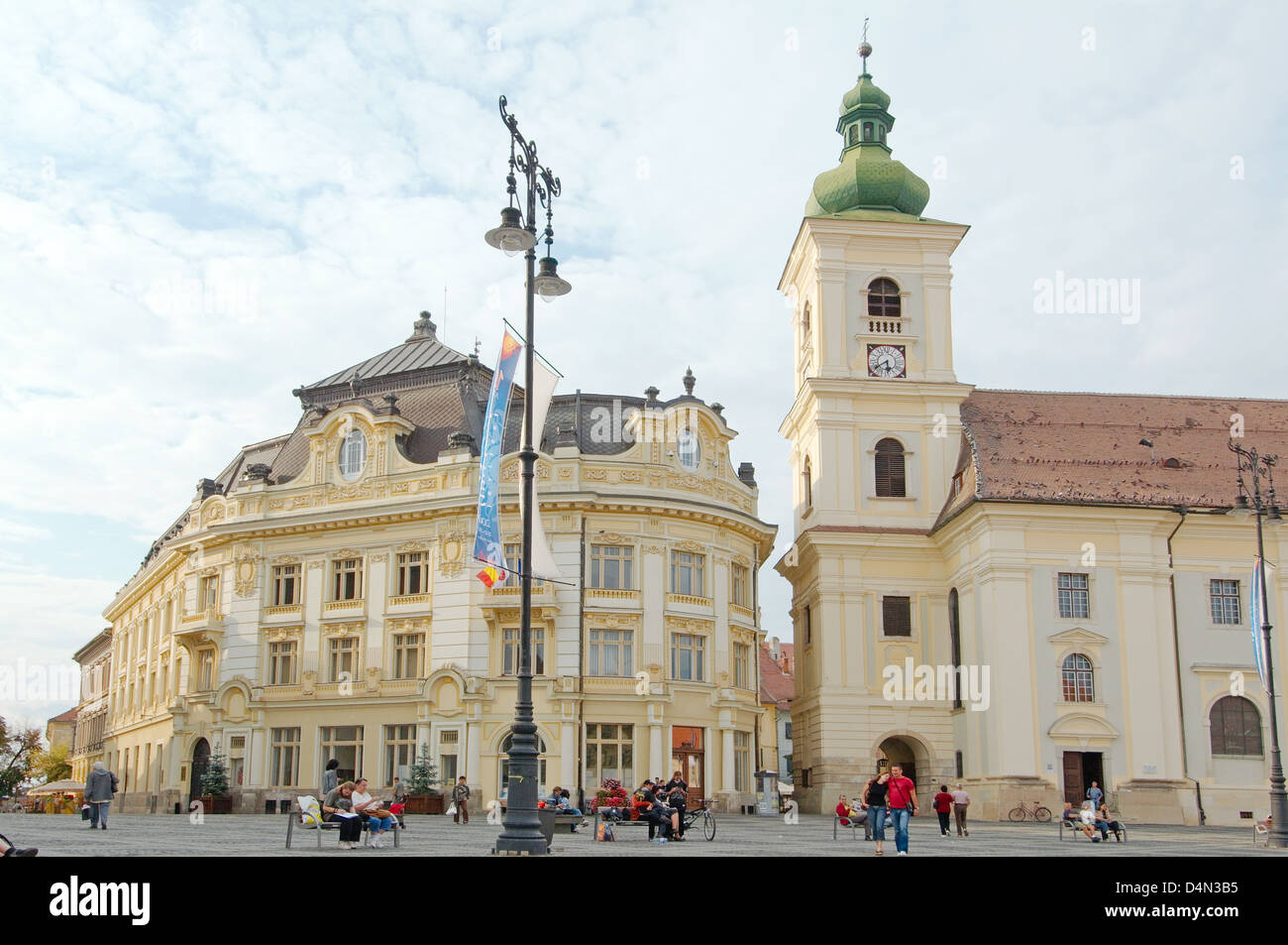 Sibiu city hall hi-res stock photography and images - Alamy