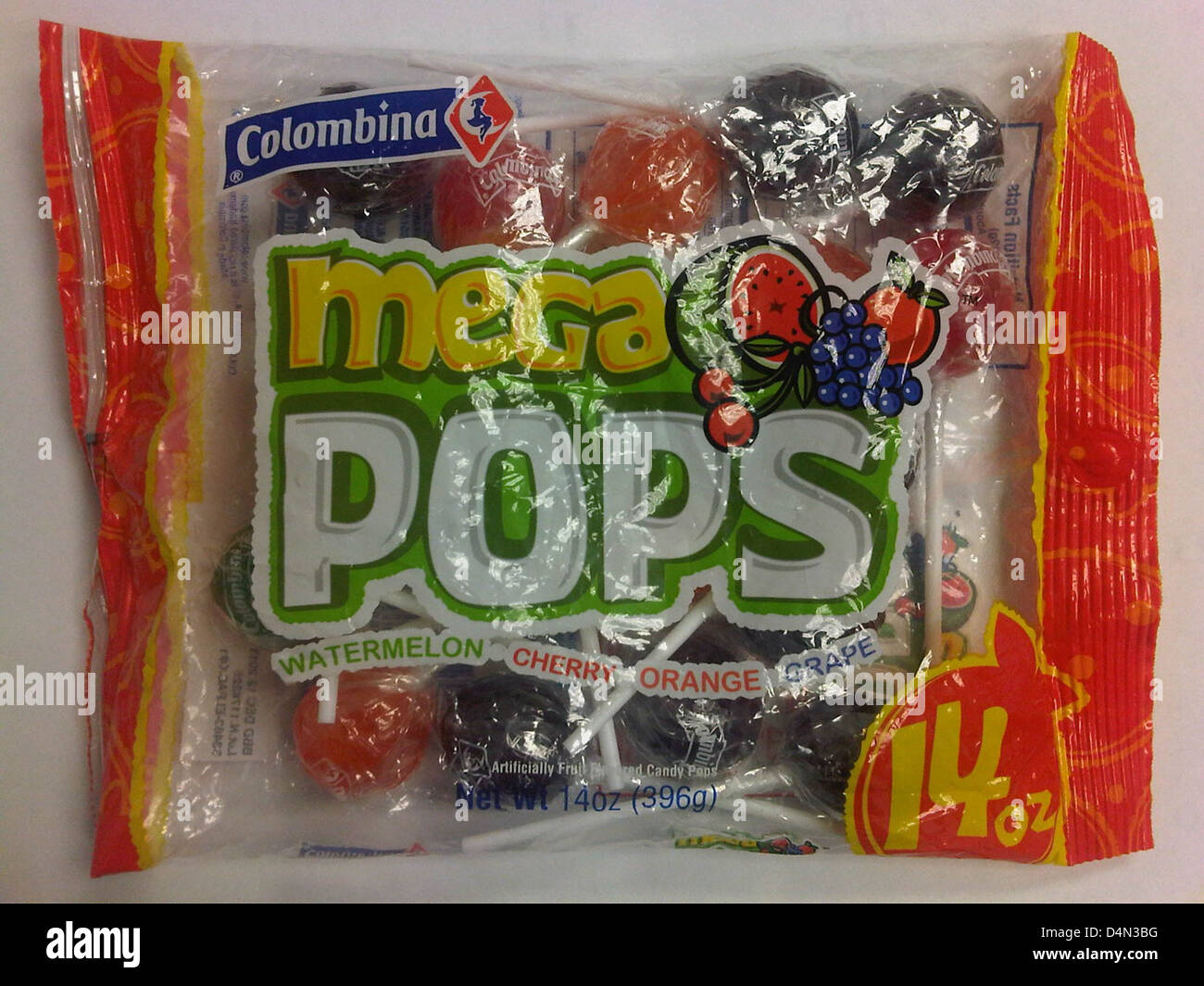 Colombina S.A. has recalled certain flavored lollipops under the Mega ...