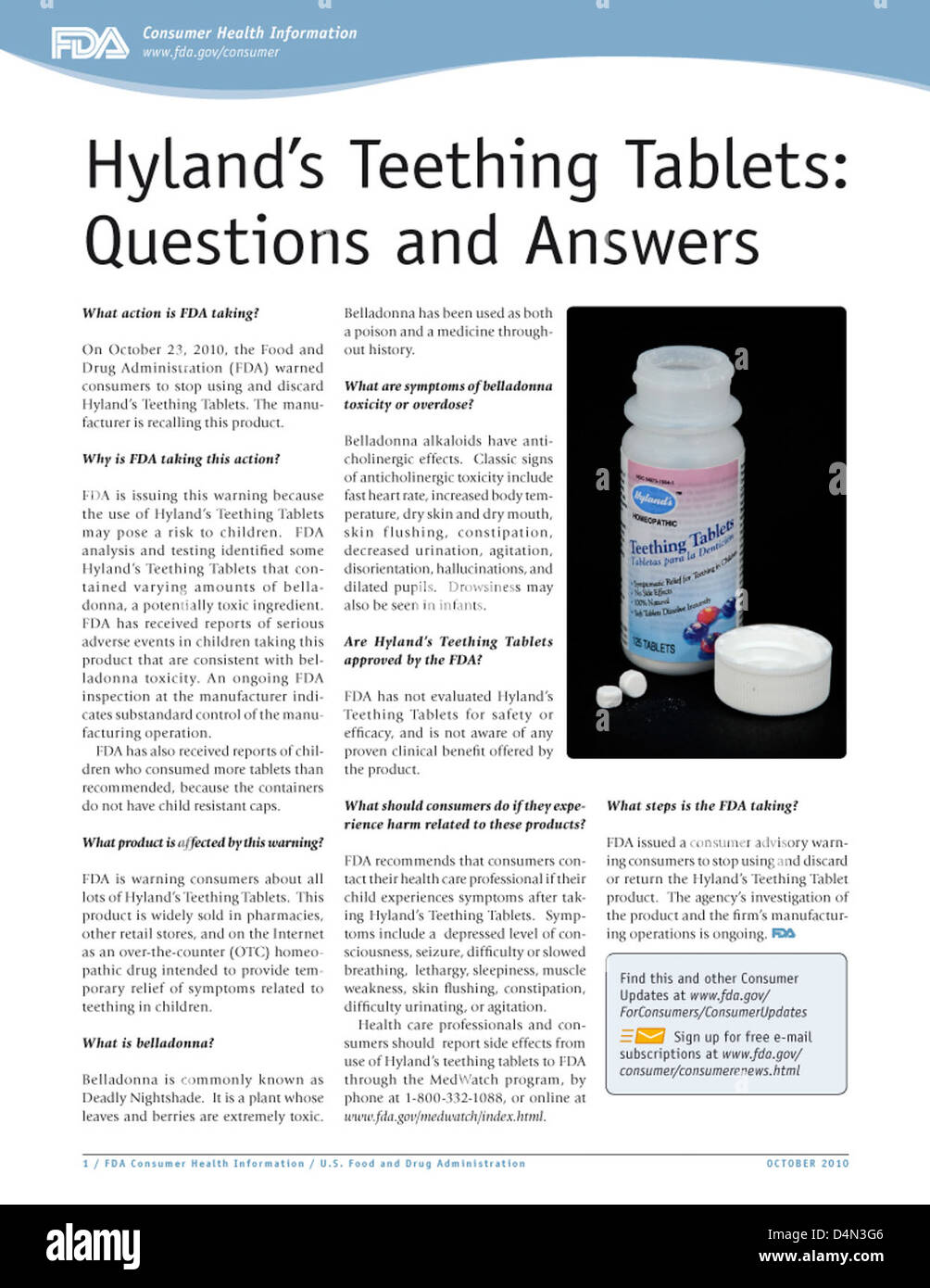 Hyland's Teething Tablets have been recalled due to concerns about ...