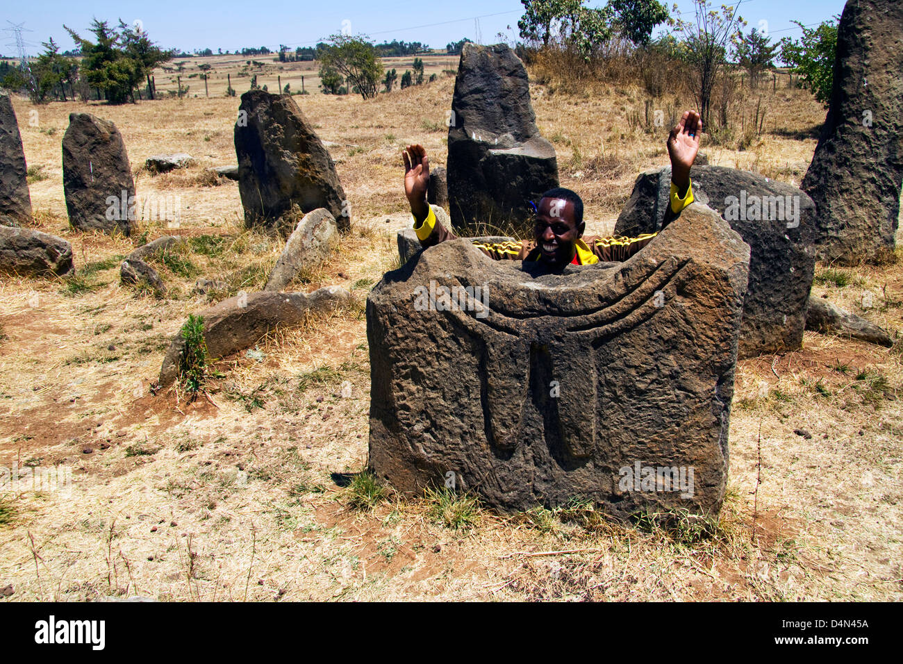 Tiya, Unesco World Heritage Site, Tiya, Ethiopia Stock Photo - Alamy