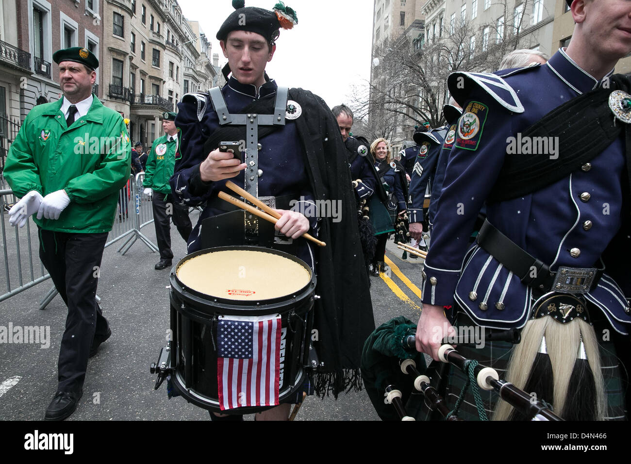 March, 16th, 2013, New York, NY, USA : Hundreds of thousands of people ...