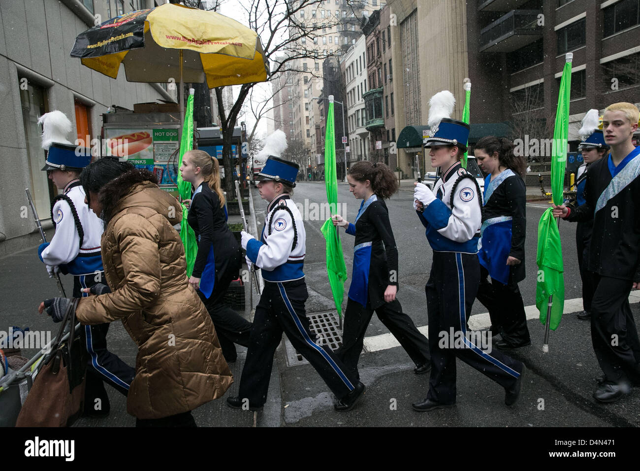 March, 16th, 2013, New York, NY, USA : Hundreds of thousands of people ...