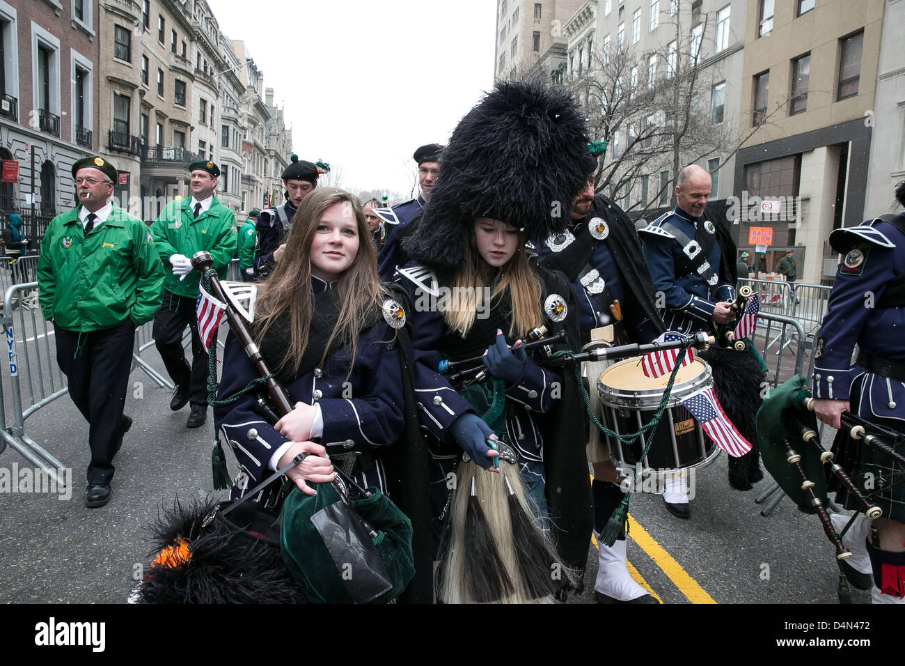 March, 16th, 2013, New York, NY, USA : Hundreds of thousands of people ...