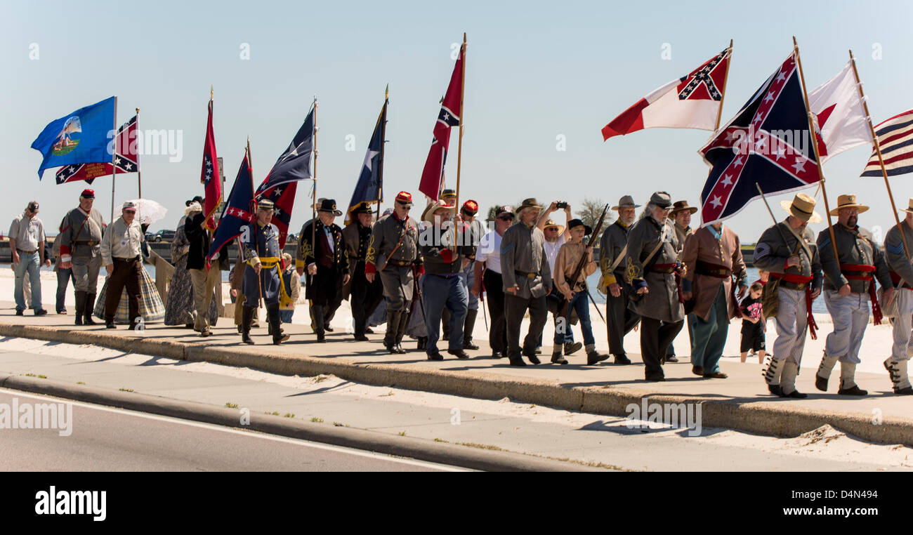 March 16, 2013 - Biloxi, MS, US - The Sons of Confederate Veterans ...