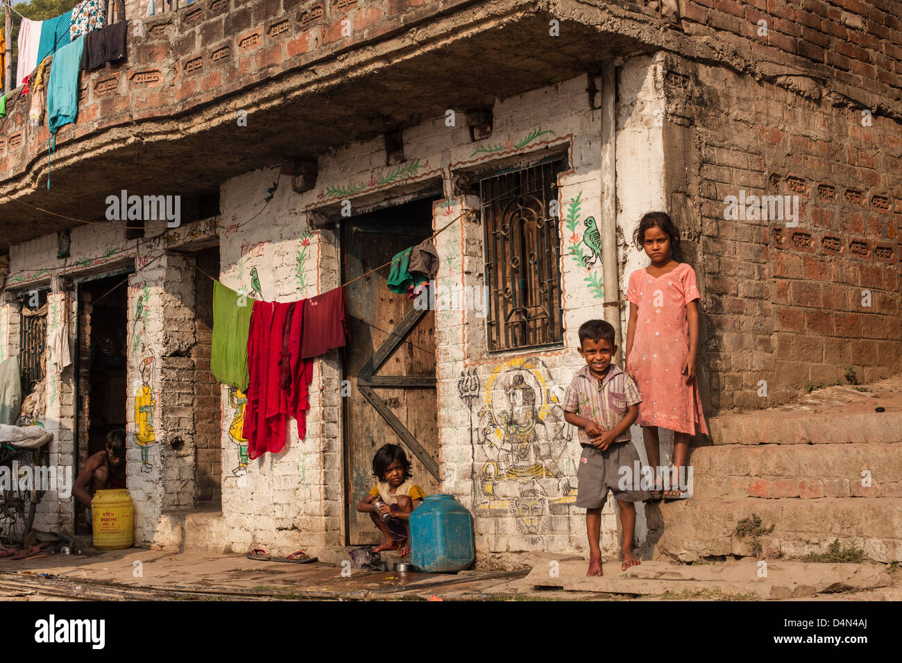 children in Varanasi, India Stock Photo - Alamy