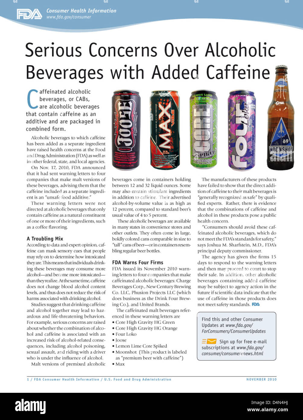 There are growing concerns over the health risks of alcoholic beverages ...