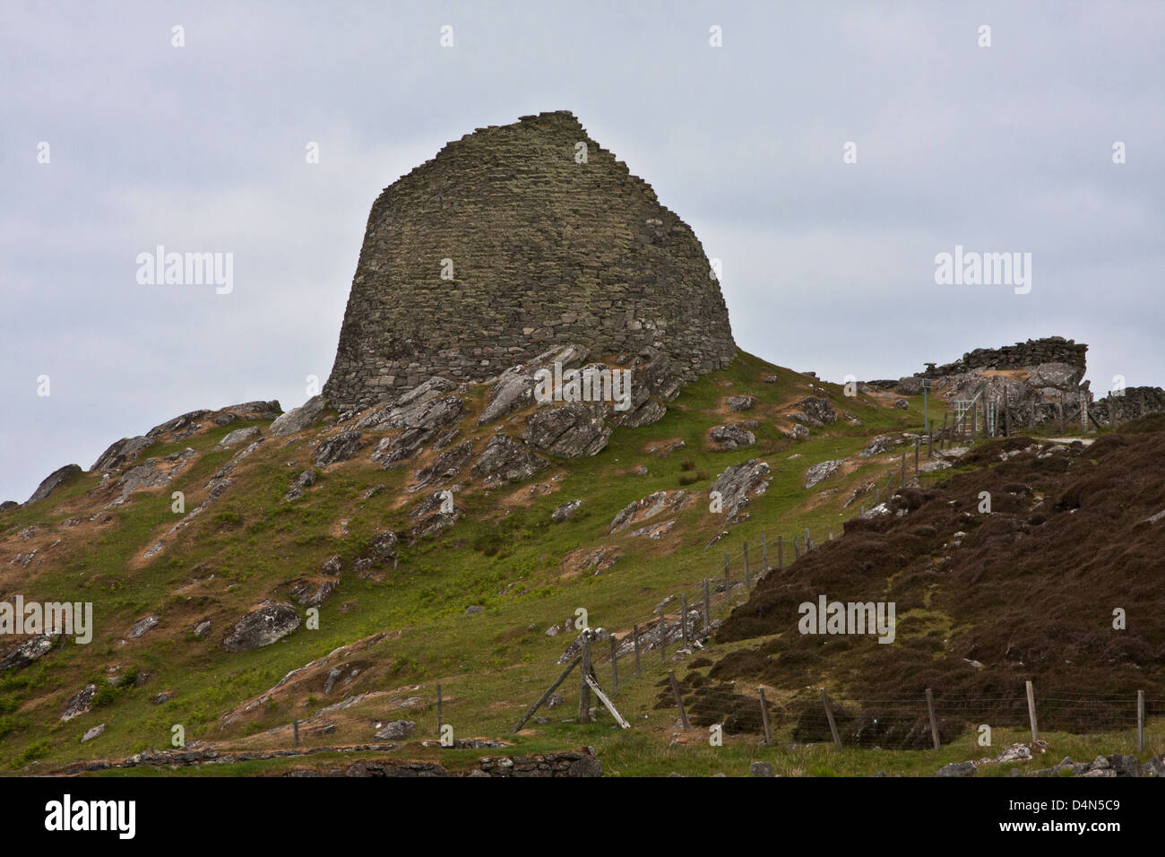 Isle of Lewis, Outer Hebrides, Scotland, Dun Carloway Broch on its ...