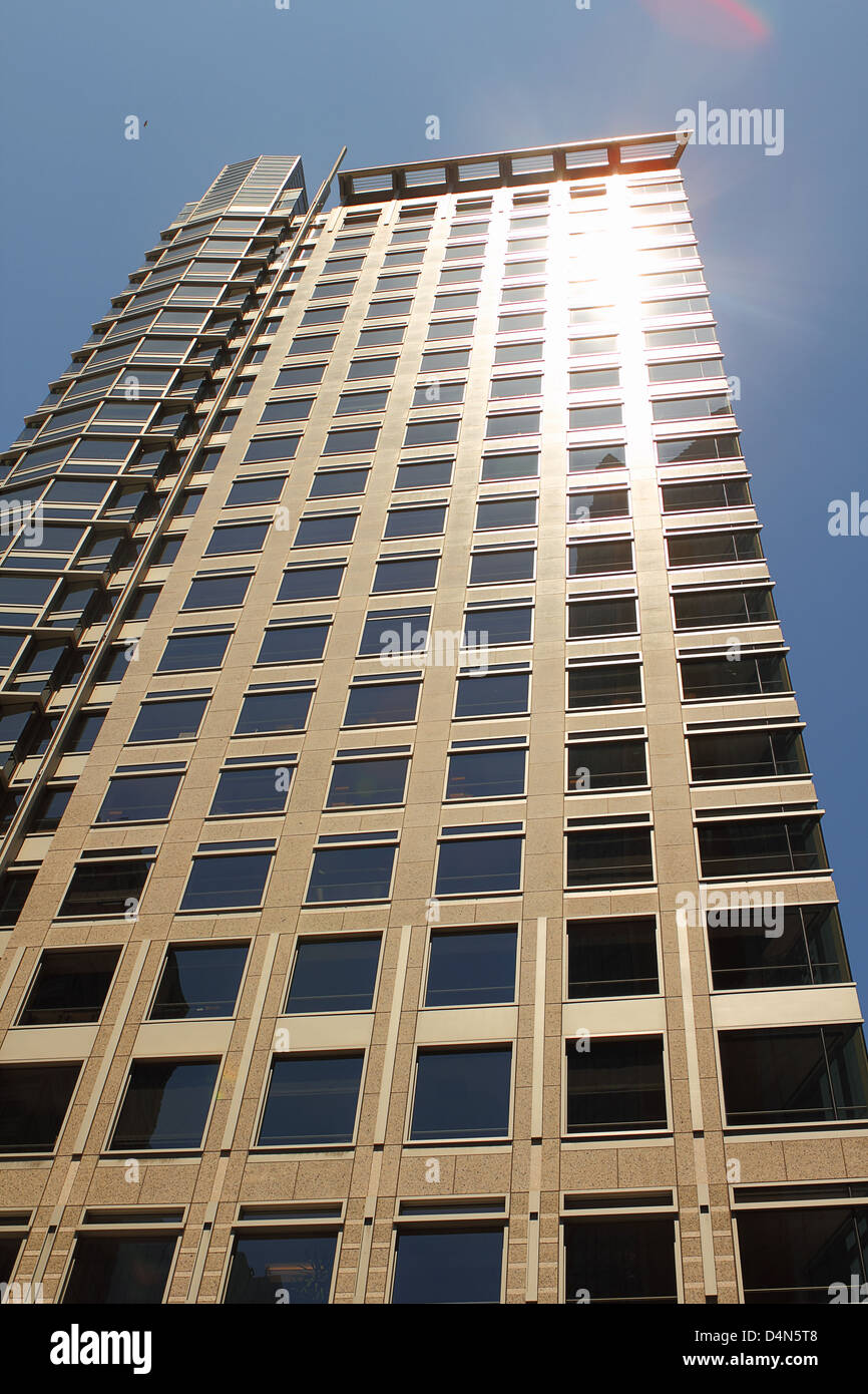 Office buildings of glass and stone Stock Photo - Alamy