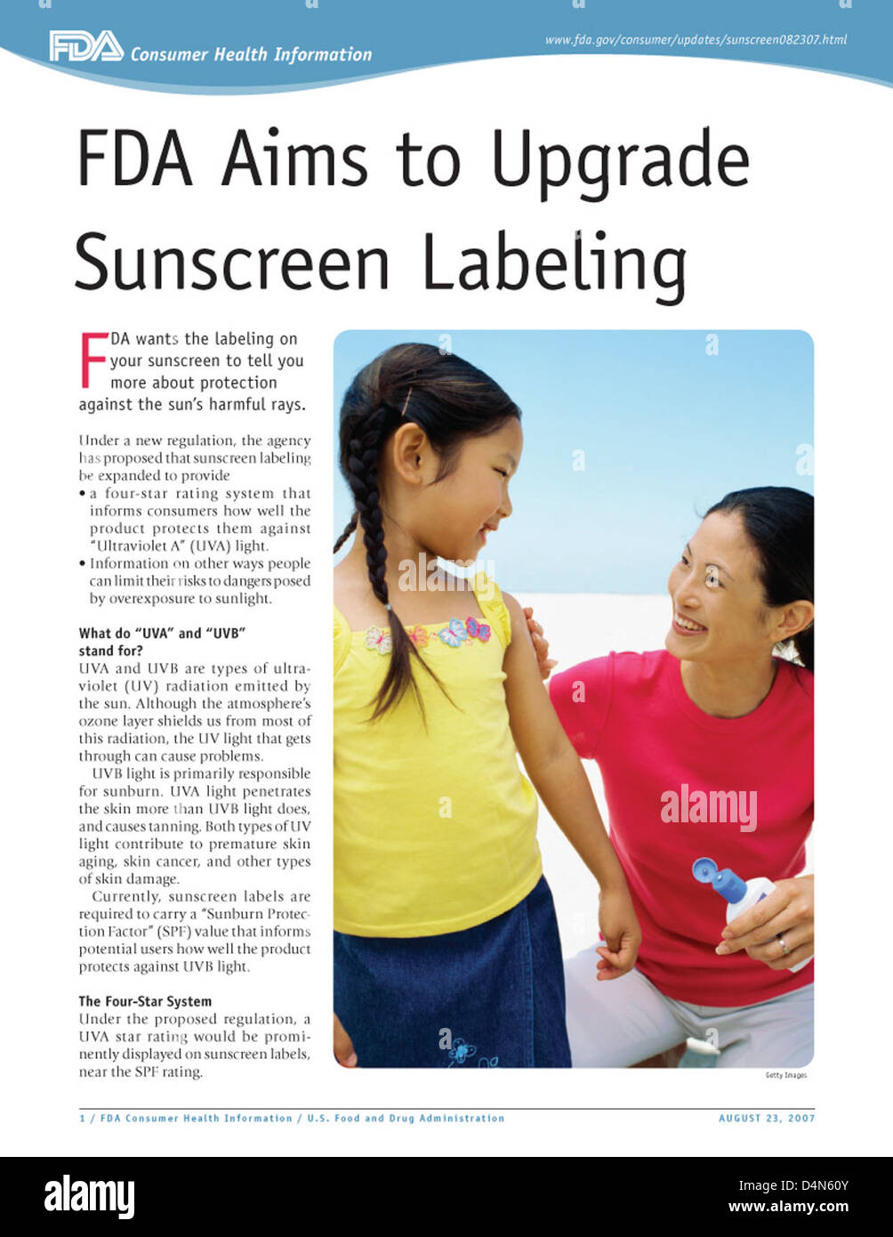 The FDA is working to enhance sunscreen labeling standards, focusing on ...