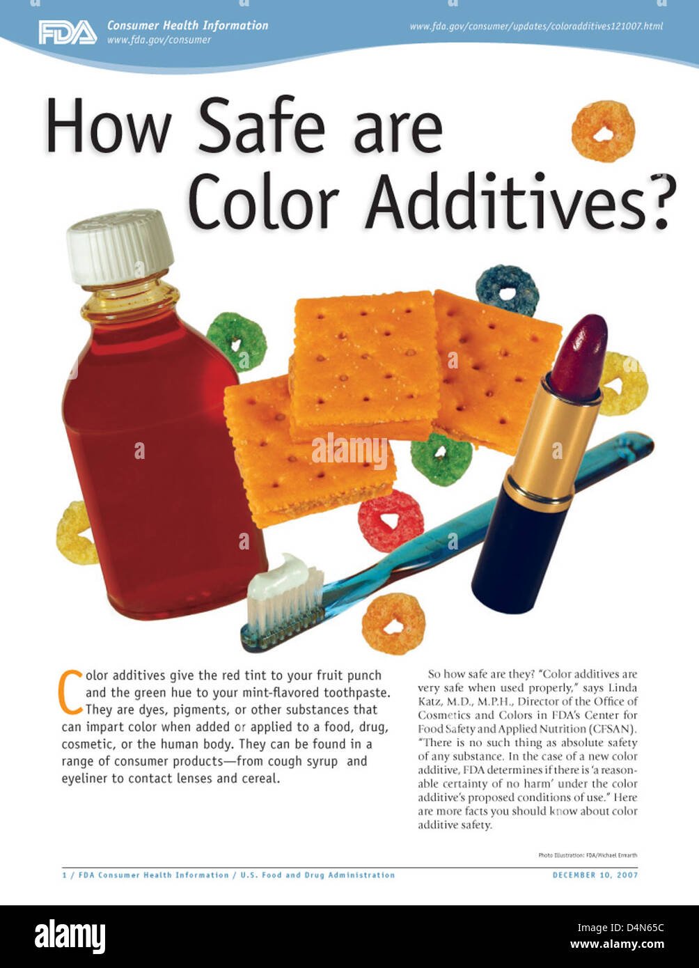 The Division of Color Certification and Technology evaluates the safety ...