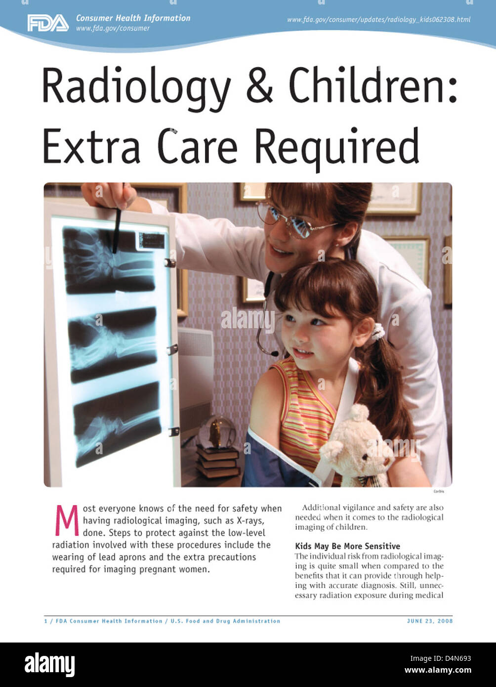 The Alliance for Radiation Safety in Pediatric Imaging advocates for ...