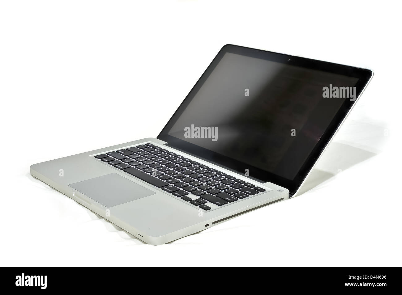 Front view illustration open laptop hi-res stock photography and images ...