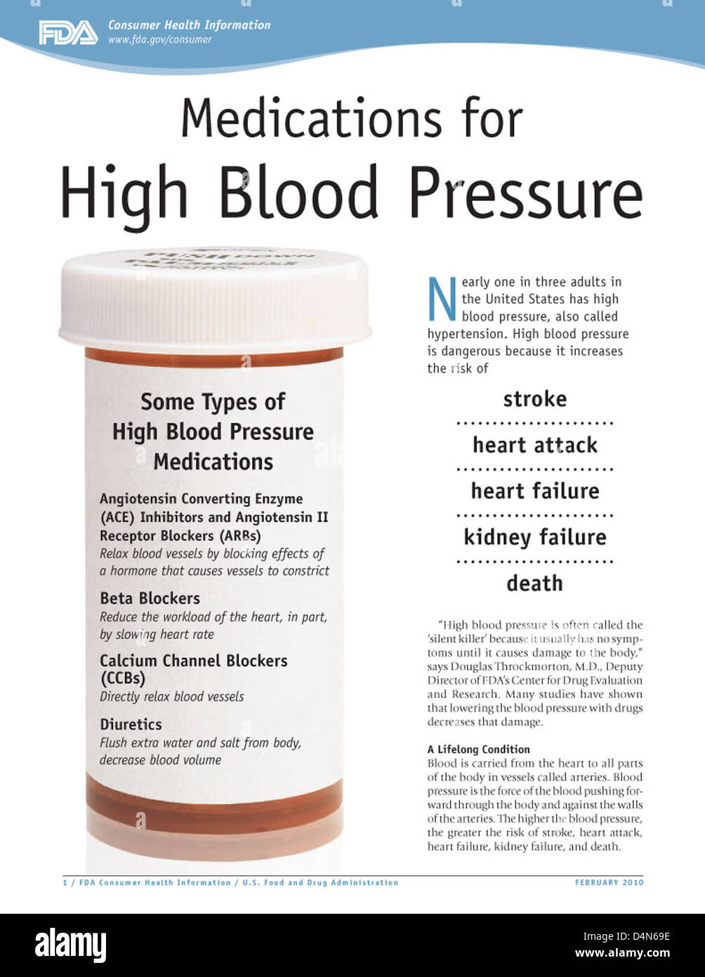 Medications used to treat high blood pressure, including ACE inhibitors ...