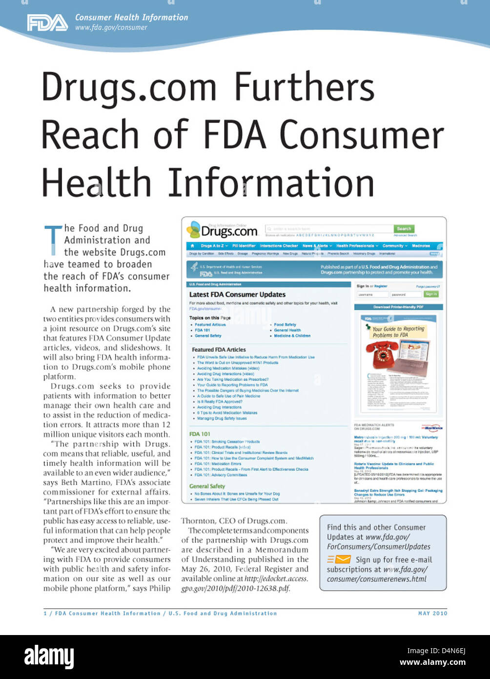 Drugs.com has expanded its partnership with the FDA to enhance the ...