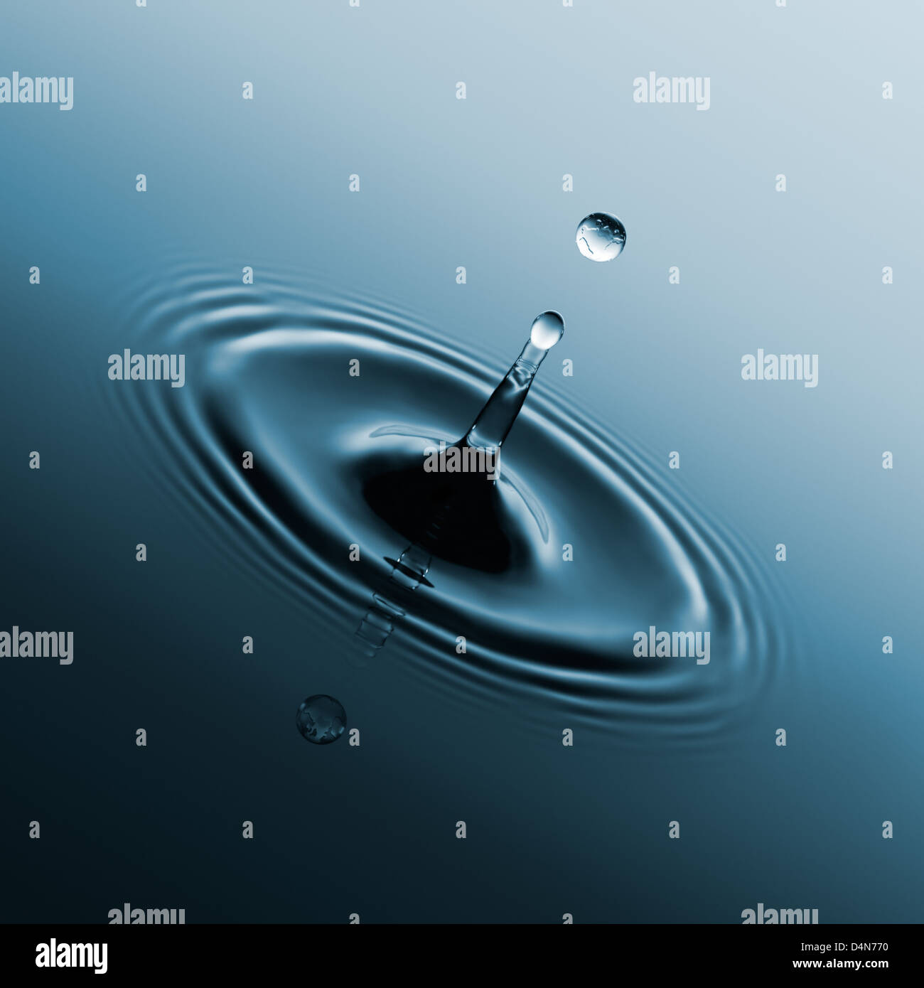 Earth water droplet hi-res stock photography and images - Alamy