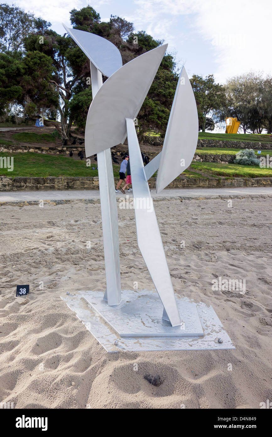 Sculptures by the sea Cottesloe Perth WA 2013 Ben Juniper Stock Photo ...