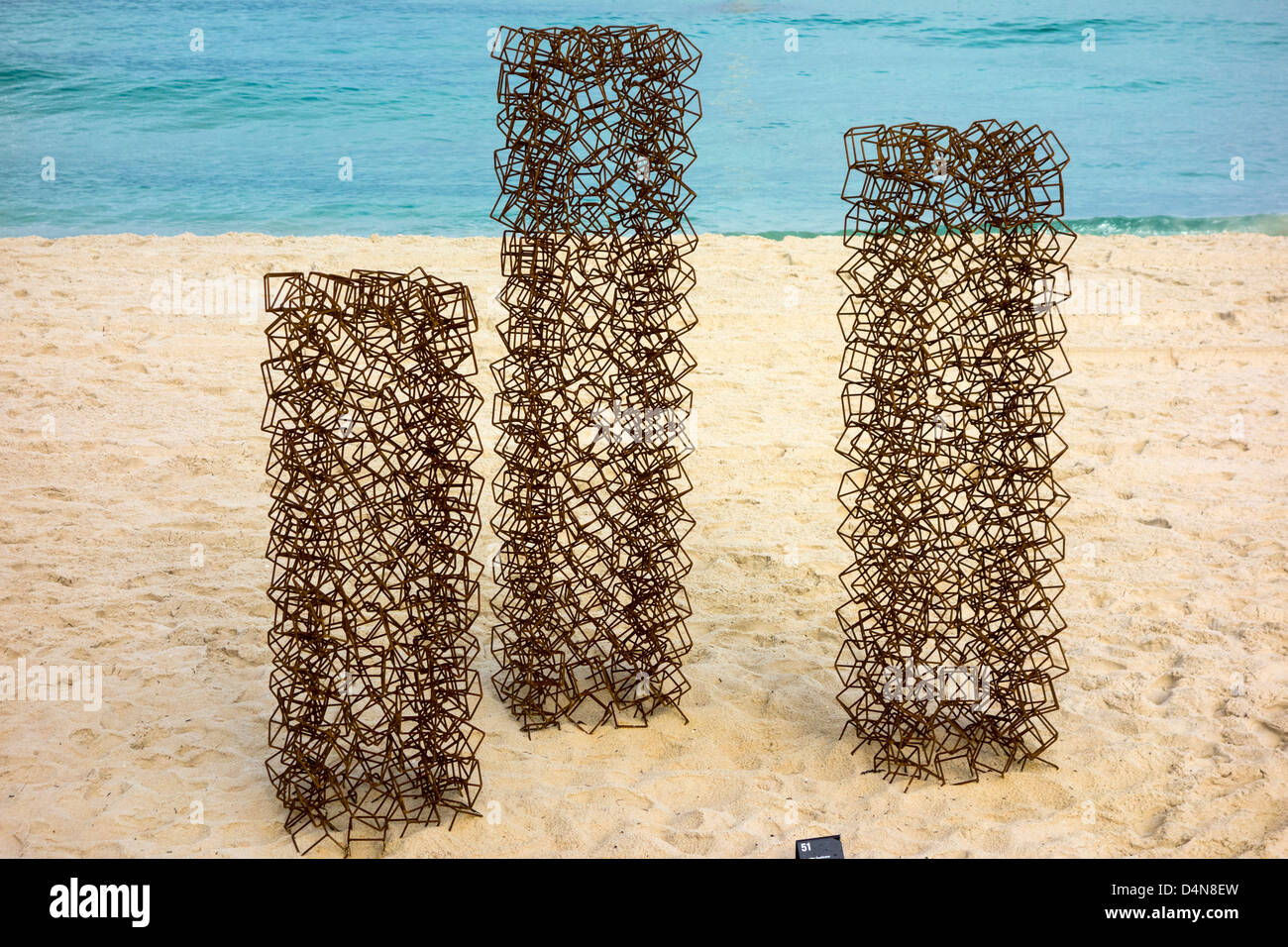 Sculptures by the sea Cottesloe Perth WA 2013 Jennifer Cochrane Stock ...