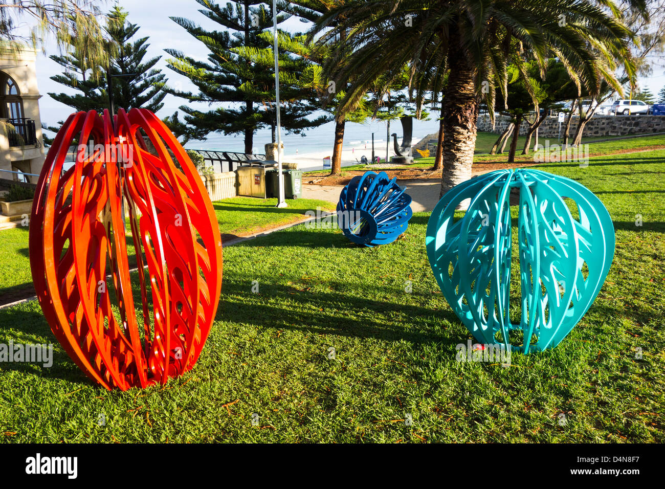 Sculptures by the sea Cottesloe Perth WA 2013 Kate Dunn Stock Photo - Alamy