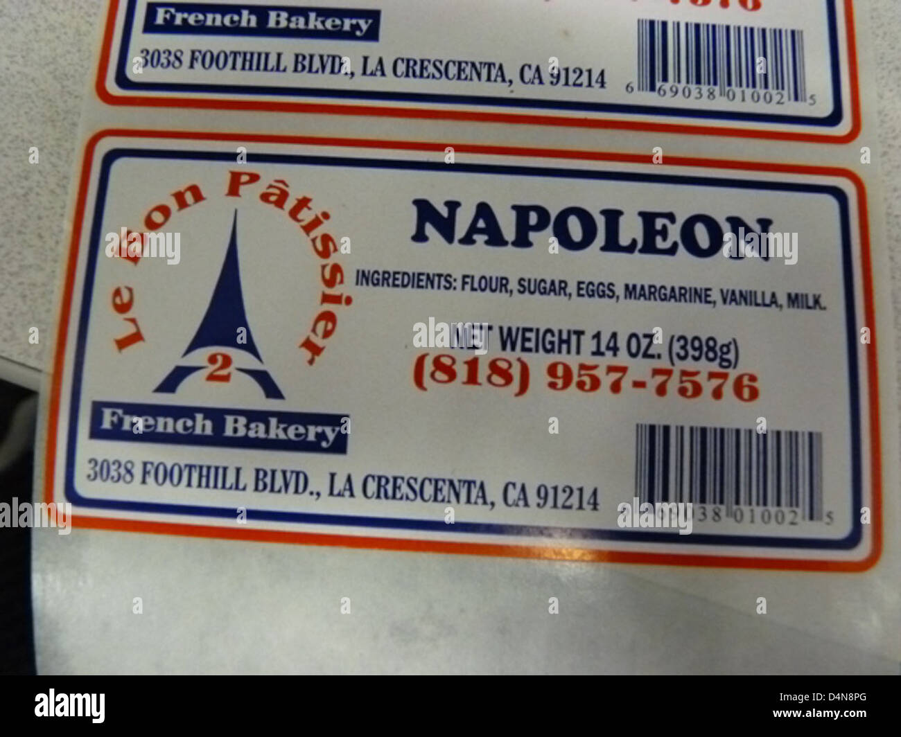 RECALLED - Pastry Products Stock Photo - Alamy