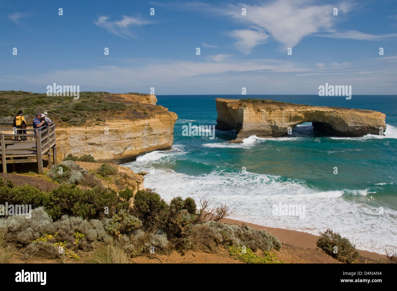 London Bridge, Great Ocean Road near Port Campbell, Victoria, Australia ...