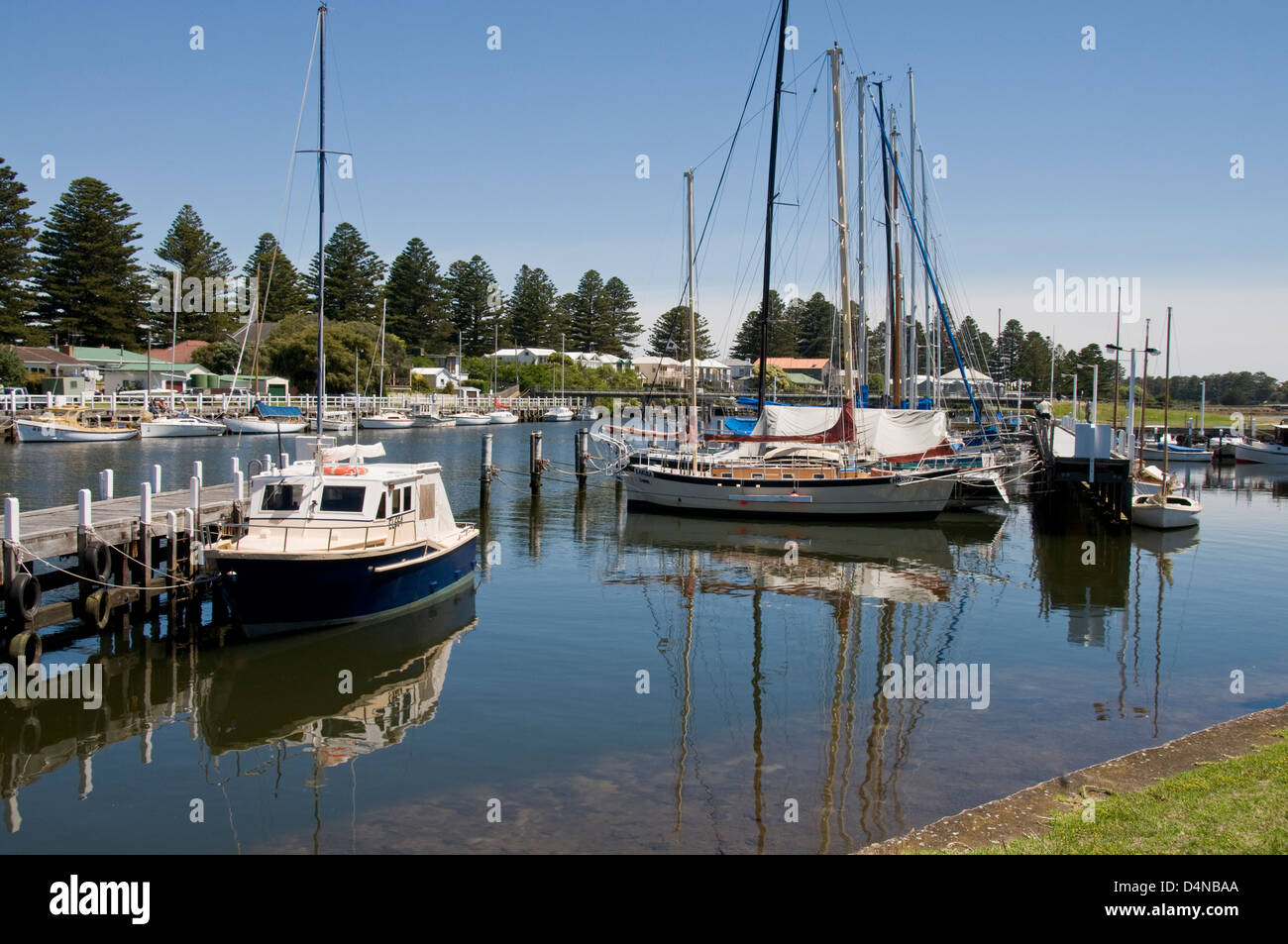 Port Fairy Marina, Port Fairy, Victoria, Australia Stock Photo - Alamy