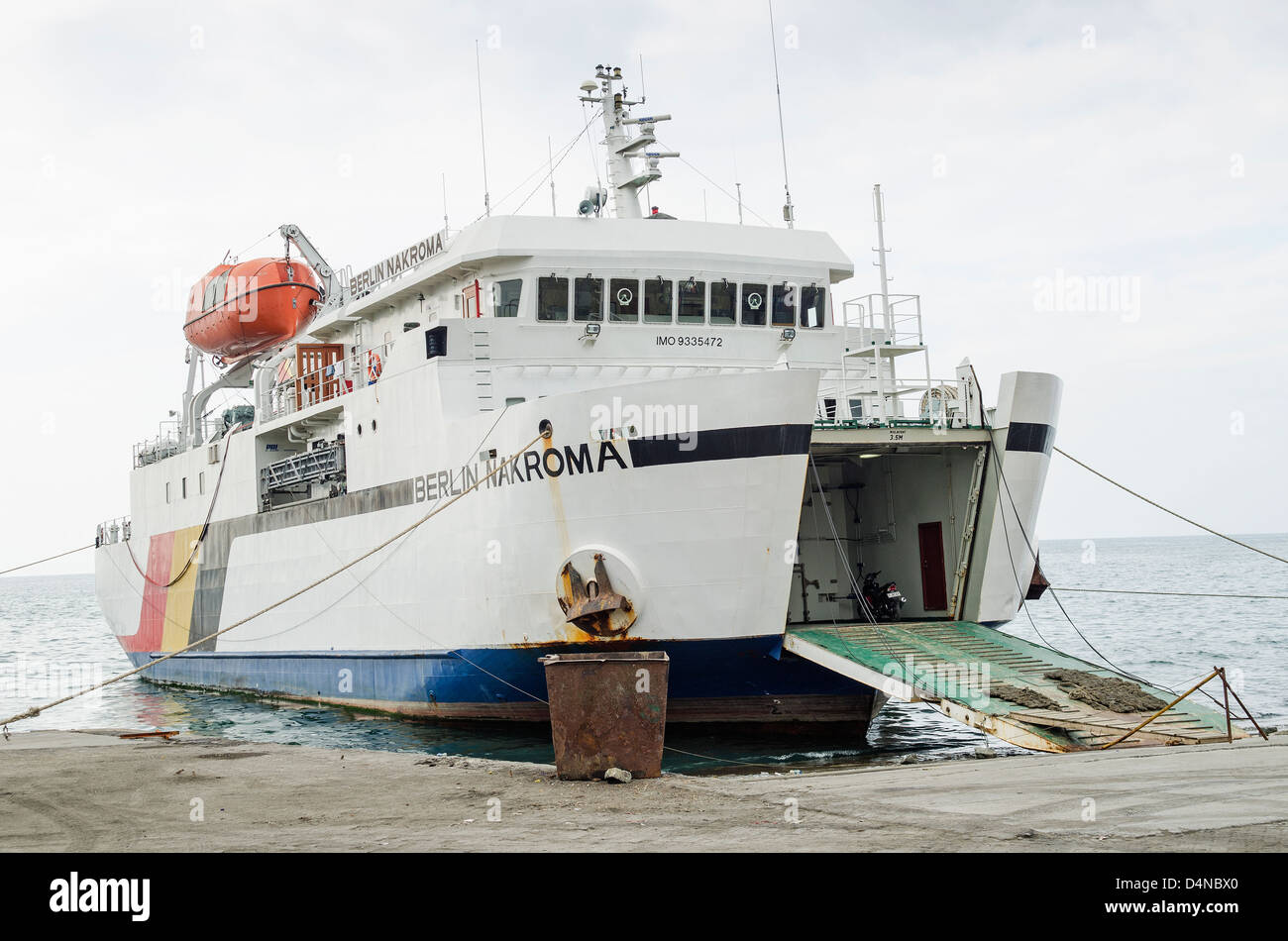 Oecussi to dili ferry in dili port east timor Stock Photo - Alamy