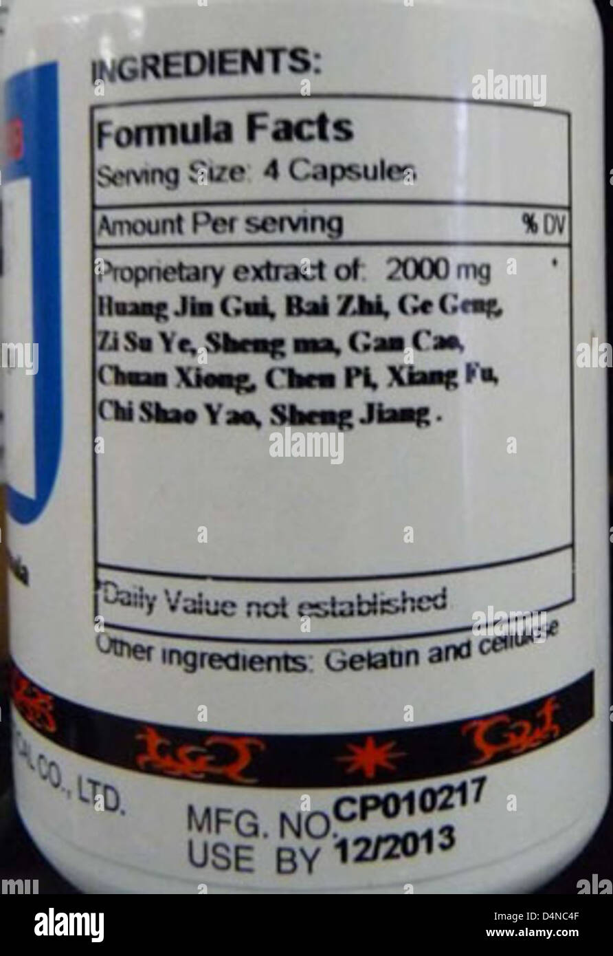 Finemost Corporation has recalled dietary supplement capsules under the ...