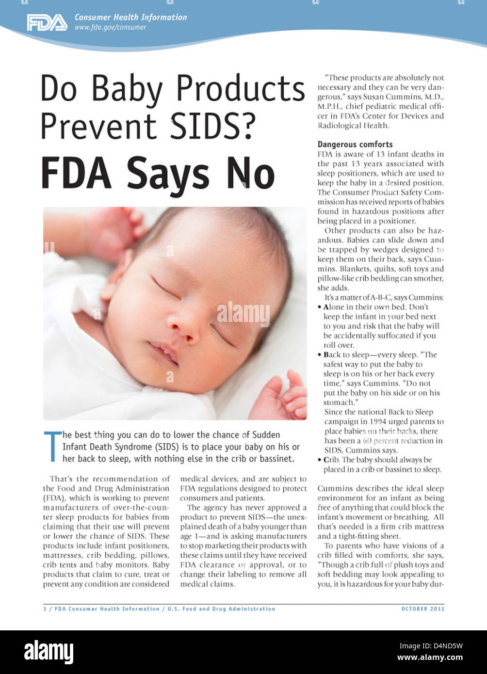 The FDA and Consumer Product Safety Commission (CPSC) addressed the ...